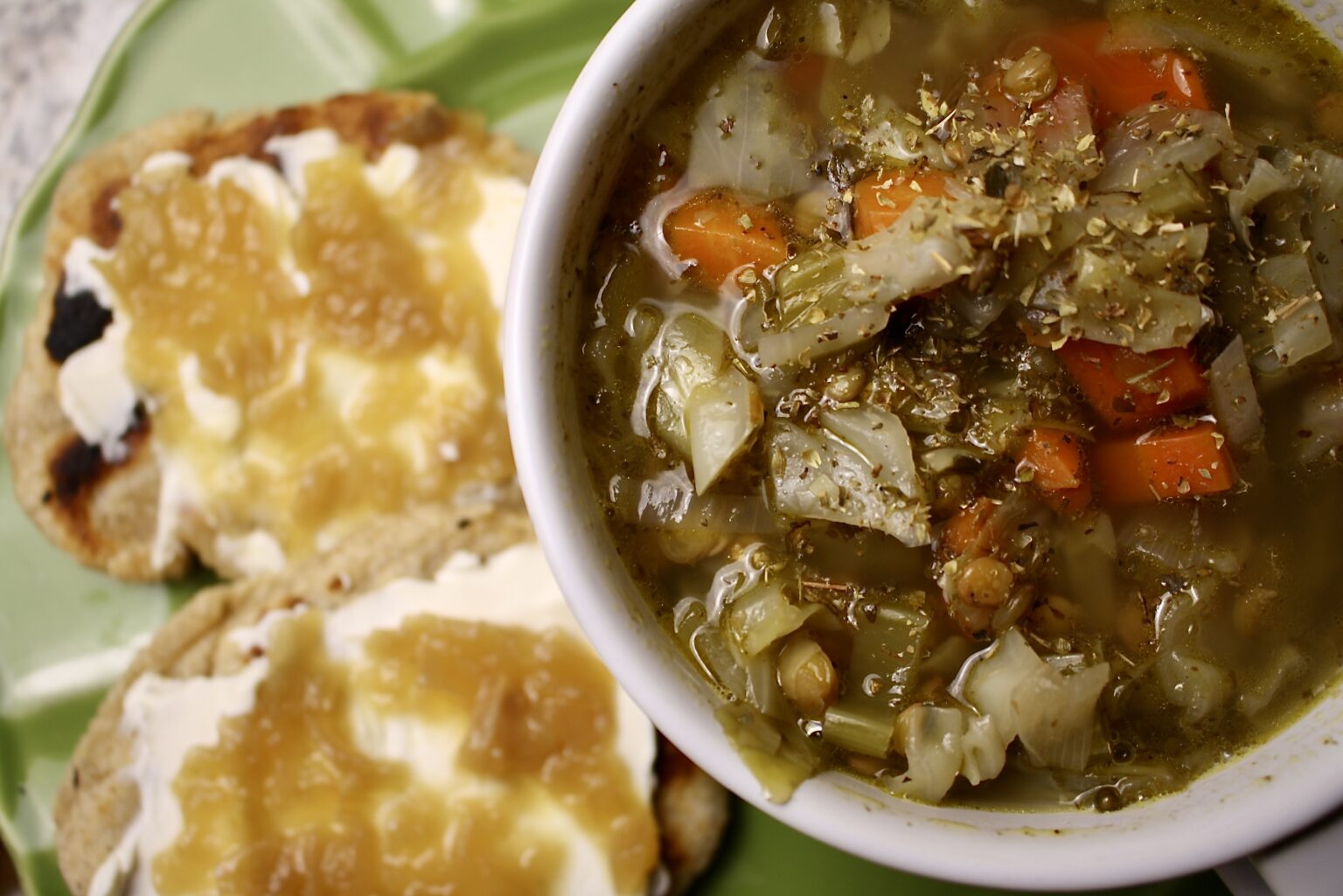 easy cabbage and lentil soup - Peasant Ways for Modern Days